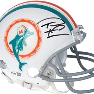 Tua Tagovailoa Miami Dolphins Autographed Riddell Throwback Mini Helmet - Autographed NFL Mini Helmets