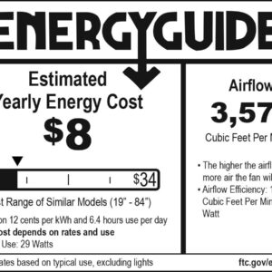 Minka' Aire 44 in. Simple Indoor/Outdoor Oil Rubbed Bronze Ceiling Fan with Remote Control