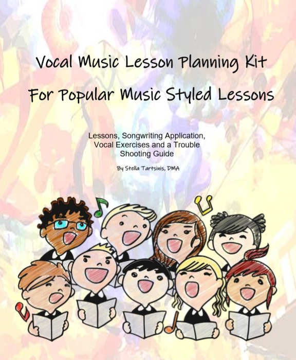 Vocal Music Lesson Planning Kit For Popular Music Styled Lessons