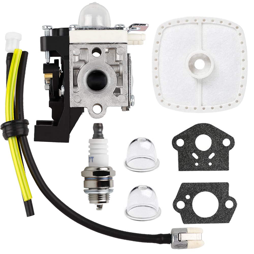 HPENP SRM 225 Carburetor for Echo SRM225 GT225 GT225i PE225 PAS225 SHC225 PPF225 SRM225i GT225L PPF235ES SHC225S Trimmer Premium Weed Eater Edger Carb with Tune Up Kit Primer Bulb Spark Plug fuel line