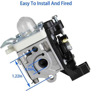 HPENP SRM 225 Carburetor for Echo SRM225 GT225 GT225i PE225 PAS225 SHC225 PPF225 SRM225i GT225L PPF235ES SHC225S Trimmer Premium Weed Eater Edger Carb with Tune Up Kit Primer Bulb Spark Plug fuel line