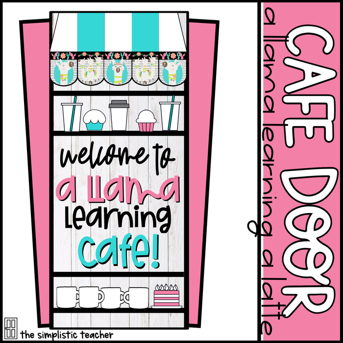 Cafe Door Set: A LLama Learning Cafe