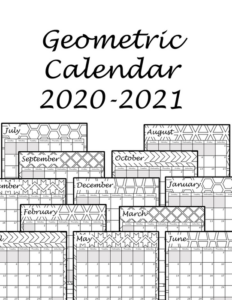 geometric 2020-2021 school year calendar