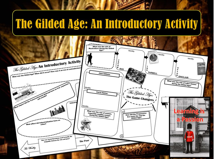 U.S. History: Gilded Age | An Introductory Activity | Distance Learning