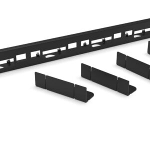 MyElectronics Raspberry Pi Rack Mount for 1-4 Raspberry Pi + 4 ‘snap-Off’ Blank Covers