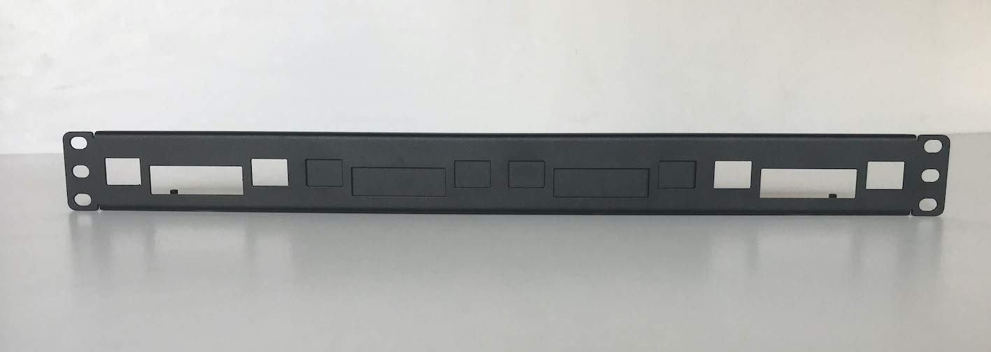 MyElectronics Raspberry Pi Rack Mount for 1-4 Raspberry Pi + 4 ‘snap-Off’ Blank Covers