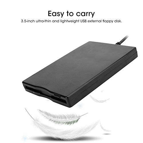 Annadue Disk Drive, Compatible with USB 1.1/2.0/3.0 Floppy Disk Drive, Portable Card Reader, for Desktop laptops