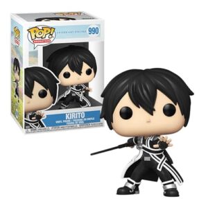 pop animation: sword art online - kirito, multicolor, 3.75 inches