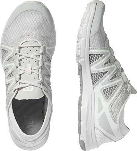 Salomon Crossamphibian Swift 2 Hiking Shoes for Women Sneaker, Lunar Rock/White/Alloy, 9