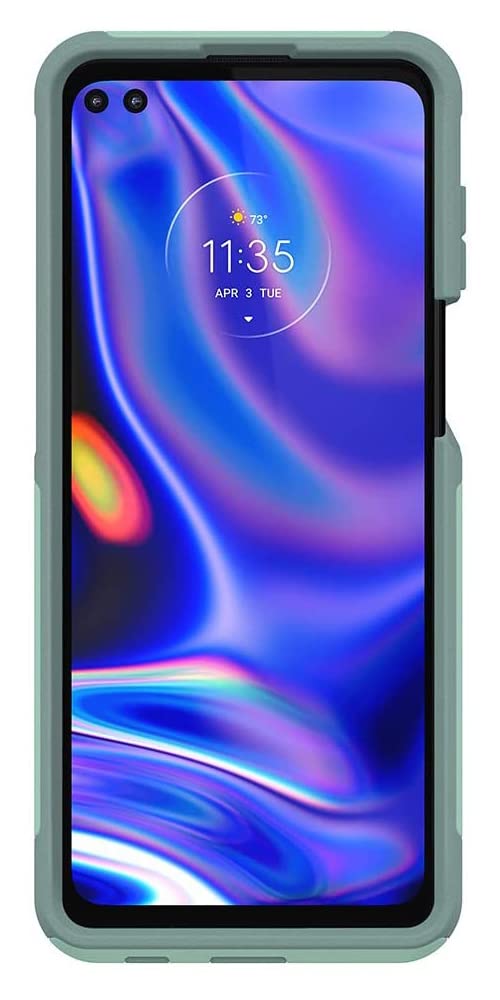 OtterBox motorola one 5G Commuter Series Case - OCEAN WAY (AQUA SAIL/AQUIFER), slim & tough, pocket-friendly, with port protection