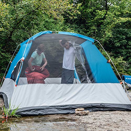 Columbia Tent - Dome Tent | Easy Setup 6 Person Camping Tent with Rainfly for Outdoors | Best Camp Tent for Hiking, Backpacking, & Family Camping