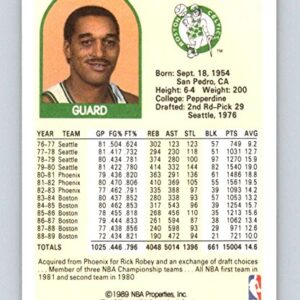 1989-90 NBA Hoops #121 Dennis Johnson Boston Celtics Inaugural Hoops Licensed Basketball Trading Card (Stock Photo. Near Mint or Better)