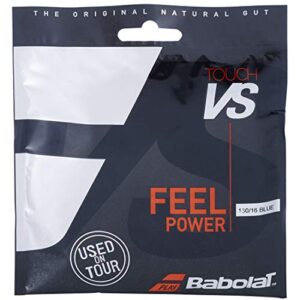 babolat vs touch blue (16g/1.30mm) natural gut tennis string set