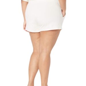 The Drop Women's Elaina Pull-On French Terry Sweatshort, Ivory, M