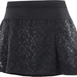 Salomon womens Skort Shorts, Black, Small