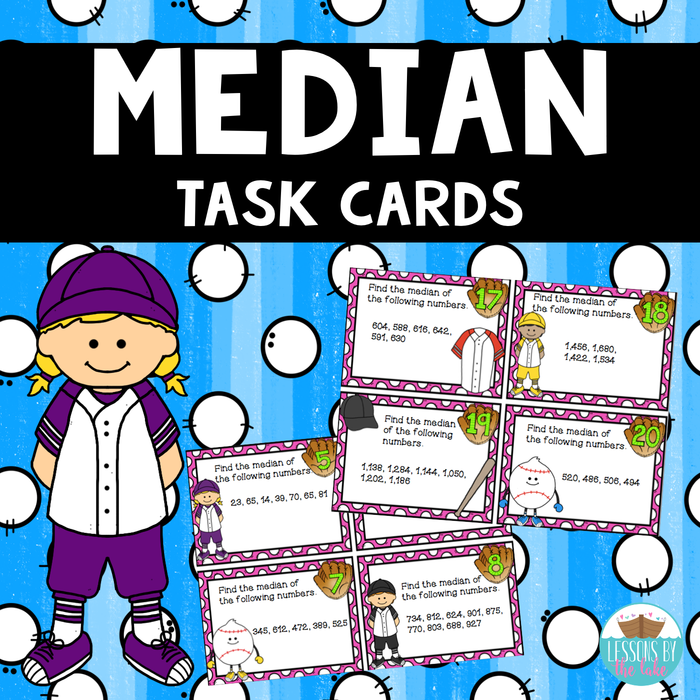 Median Task Cards