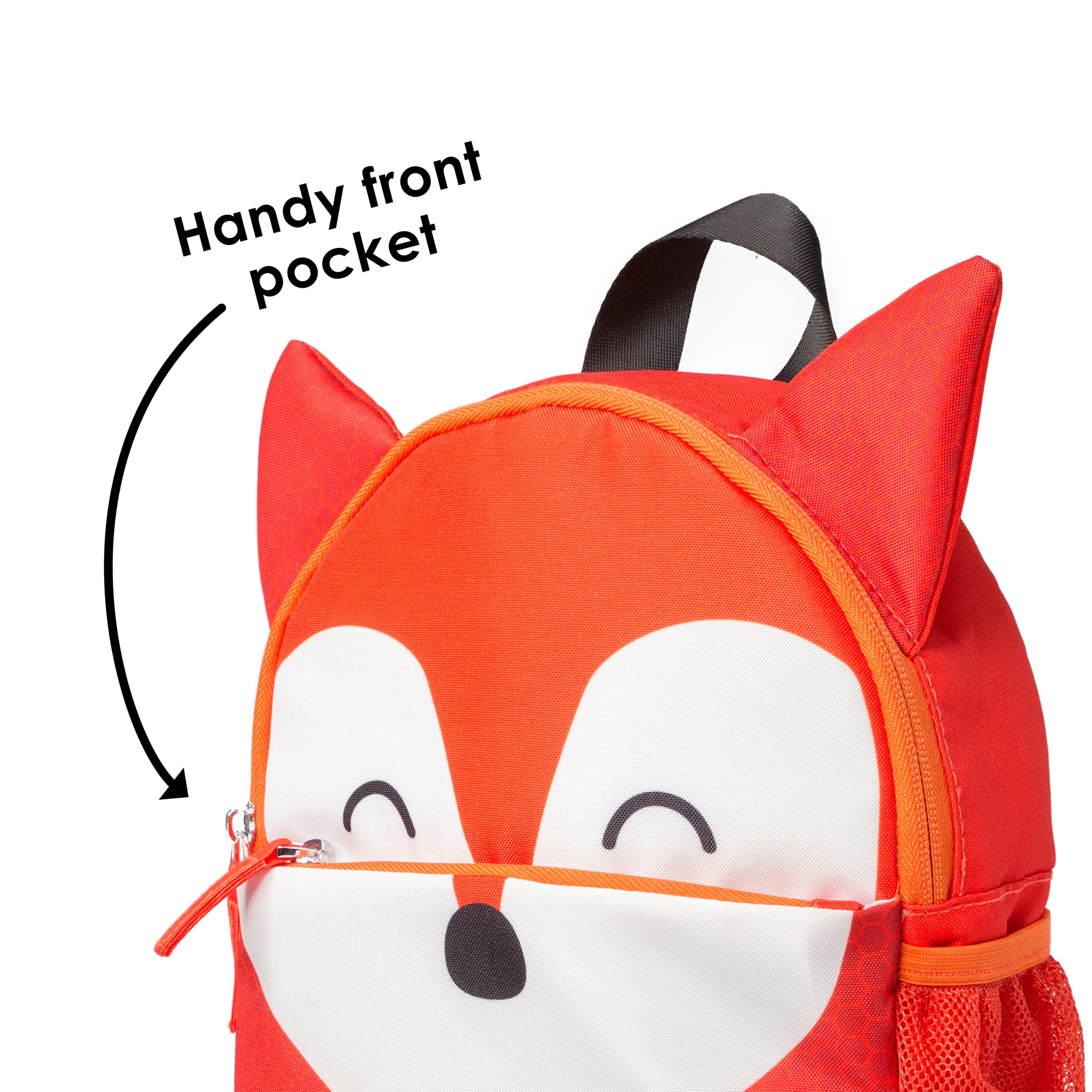 Diono Fox Character Kids Mini Back Pack Toddler Leash & Harness for Child Safety, with Padded Shoulder Straps for Child Comfort