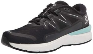 salomon sonic 4 confidence running shoes for men, black/white/ebony, 10.5