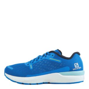 salomon sonic 4 balance running shoes for men, palace blue/white/evening primrose, 9