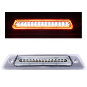 brake lights 1pair front bumper driving fog lights w/bulbs replacement for ford f150 2004-2005 /compatible for lincoln mark lt 2006 clear lens rh & lh