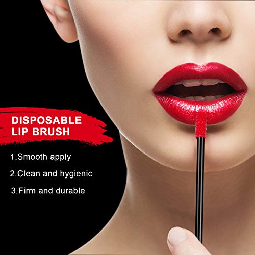 300pcs Disposable Lip Brushes Make Up Brush Lip Gloss Applicators Lipstick Wands Tool Kits Lip gloss