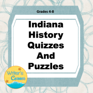 digital indiana history quizzes and puzzles, coloring pages, famous hoosiers