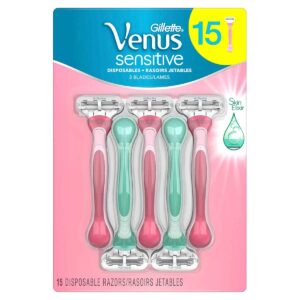 Venus Sensitive Disposable Razor 15-count