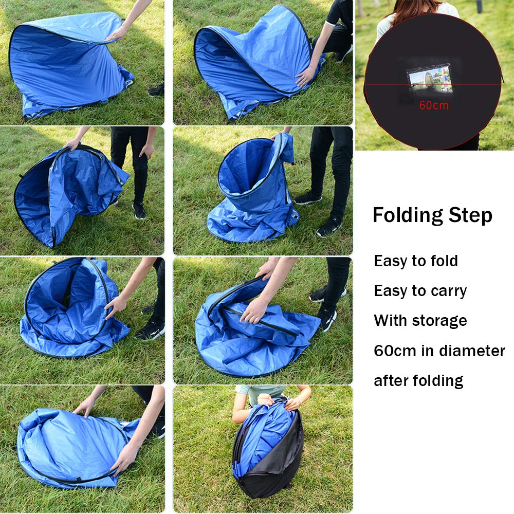 YZKJ Outdoor Privacy Tent for Camping,Changing Tent Portable, Privacy Tent for Toilet,Changing Room Tent Pop Up,Camouflage Outdoor Shower Tents(47 * 47 * 74.8")