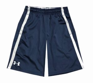 under armour men's ua tech heatgear athletic mesh shorts (l, navy)