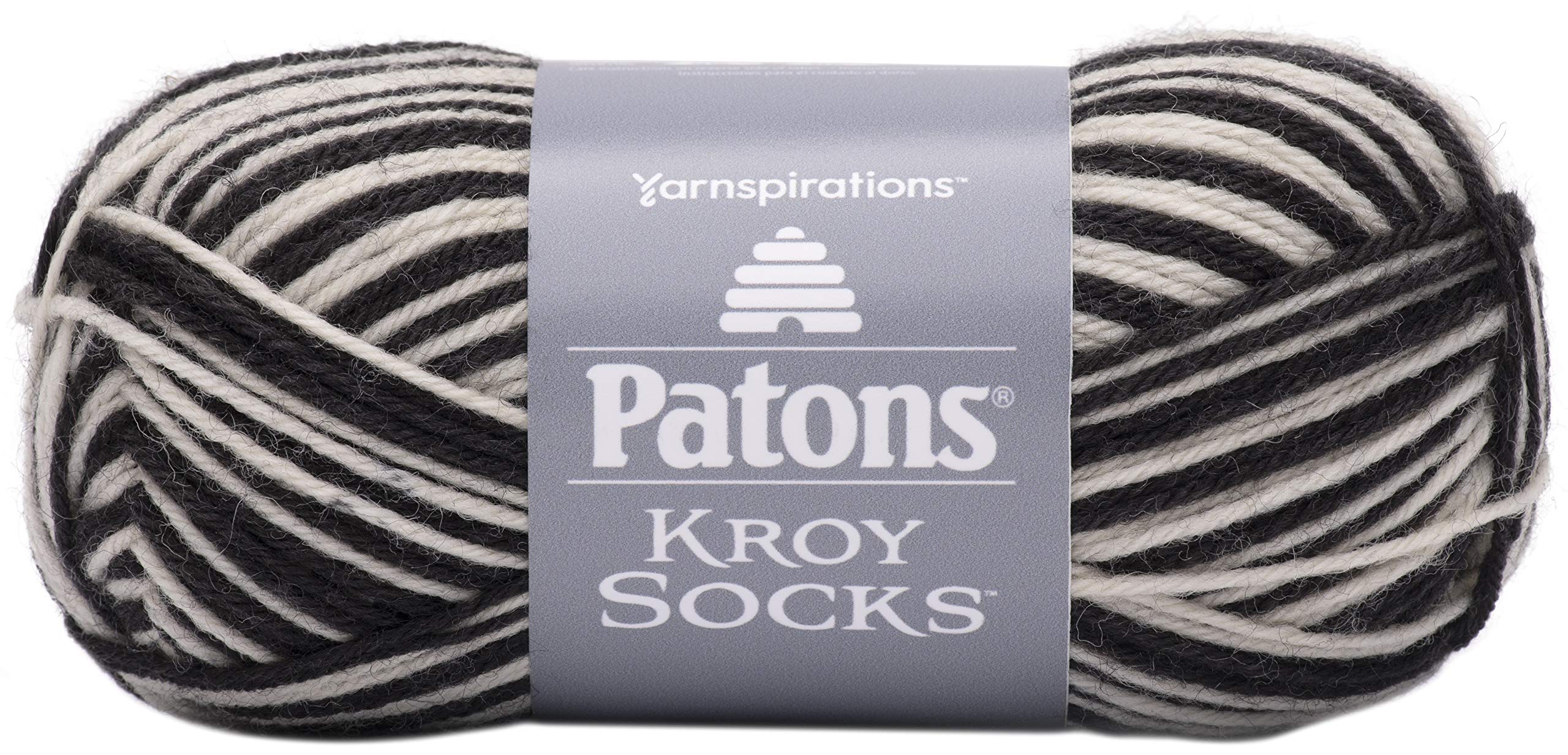 Patons Yarn Kroy STRI, Zebra Stripes