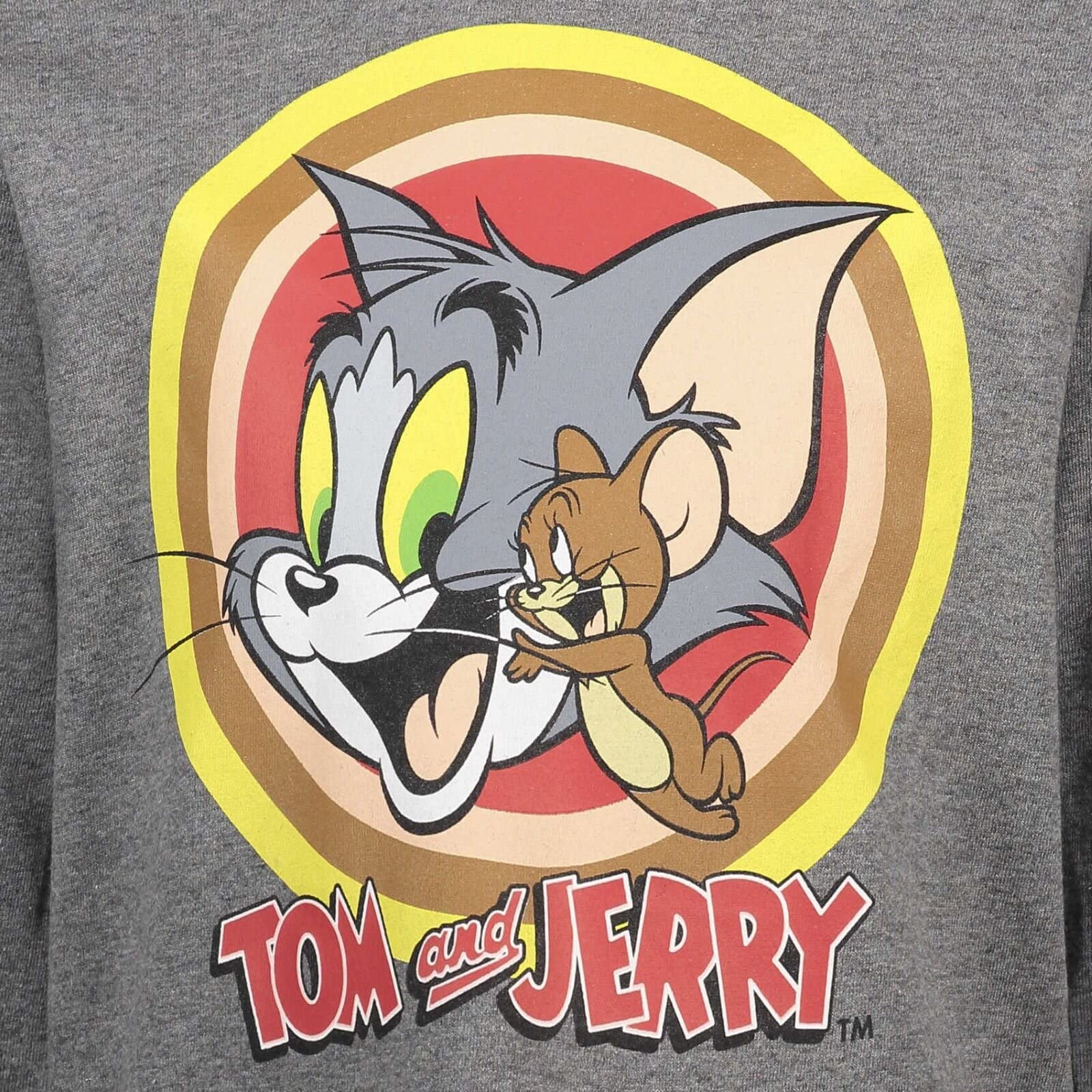 Warner Bros. Tom and Jerry Big Boys 2 Pack Long Sleeve Graphic T-Shirt 10-12 Multicolored