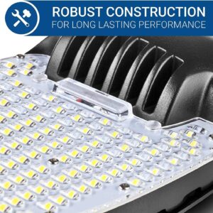 OSTEK 54W LED Shoebox Area Corn Light Bulb, LED Retrofit Kits 5000K E39 Rotatable Mogul 7560LM LED Commercial Lighting - Post Street Light Security Lights Parking LED Paddle Light, UL DLC