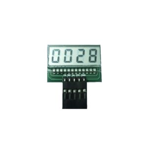 taidacent 5 pcs custom segment lcd module ht1621 lcd driver low power consumption 3.3v 5v universal 4 digit lcd display for mcu (lcd module)