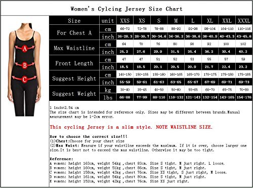 Cycling Jersey Women,Ladies Summer Short Sleeve Road Bike Tops Cycling Clothing Breathable Bicycle Shirts