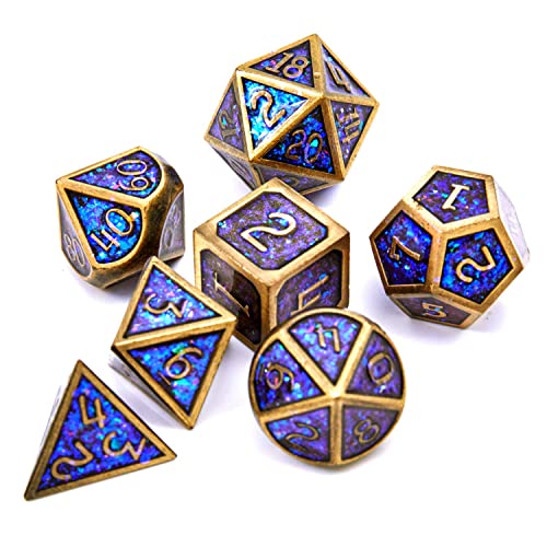 DND Role Playing Dungeons and Dragons Metal Dice Set Pathfinder RPG Games DND Dice