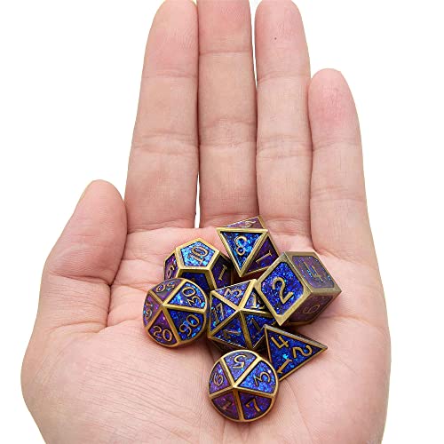 DND Role Playing Dungeons and Dragons Metal Dice Set Pathfinder RPG Games DND Dice