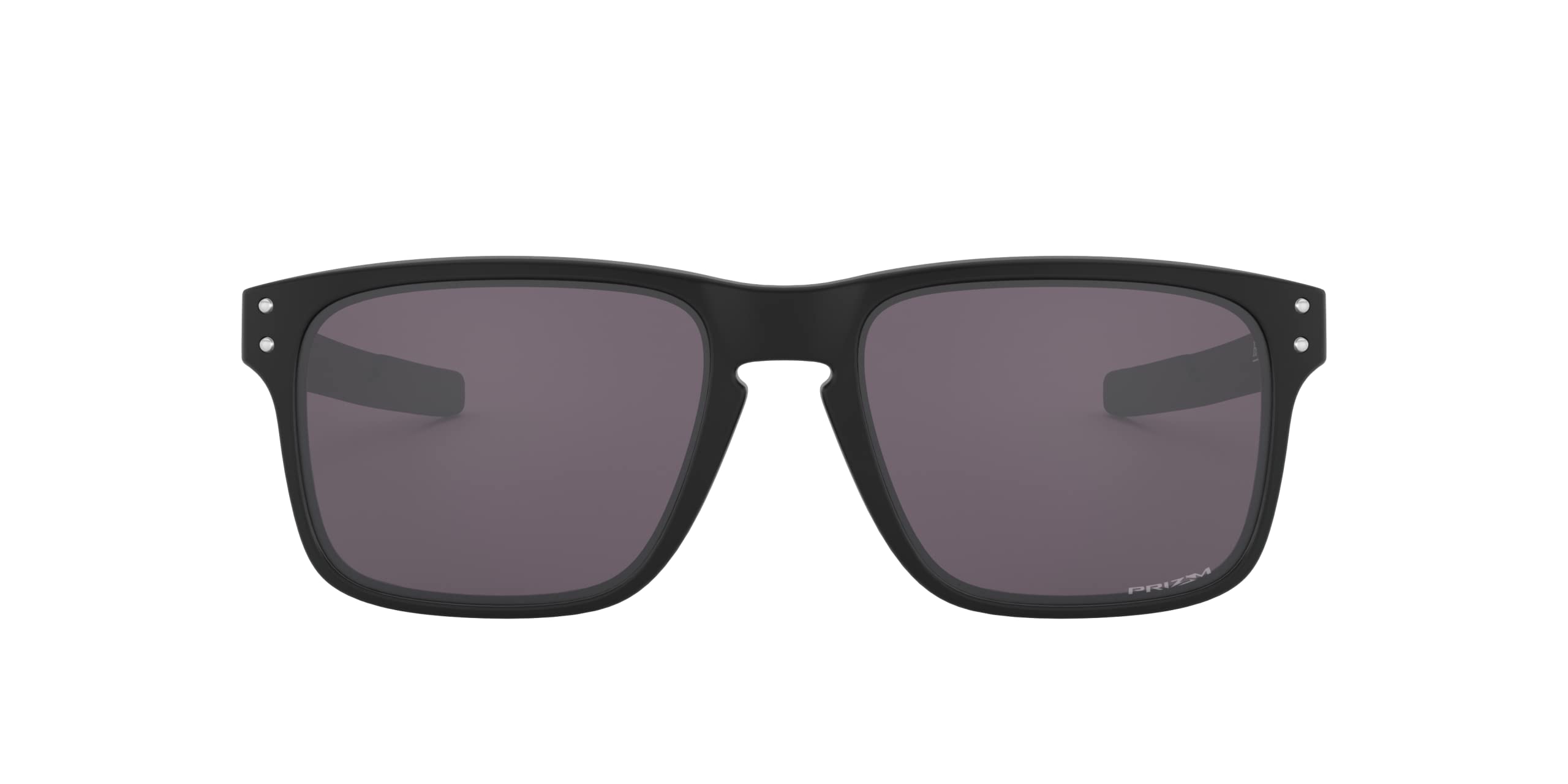 Oakley Men's Oo9384 Holbrook Mix Rectangular Sunglasses, Matte Black/Prizm Grey, 57 mm