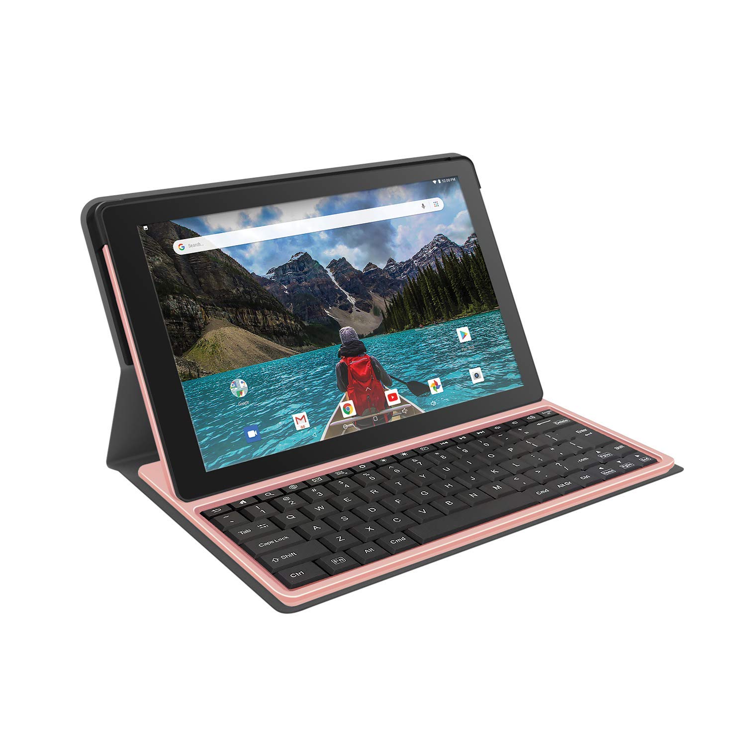 RCA 10.1 inch Tablet with Folio Keyboard (Rose Gold)