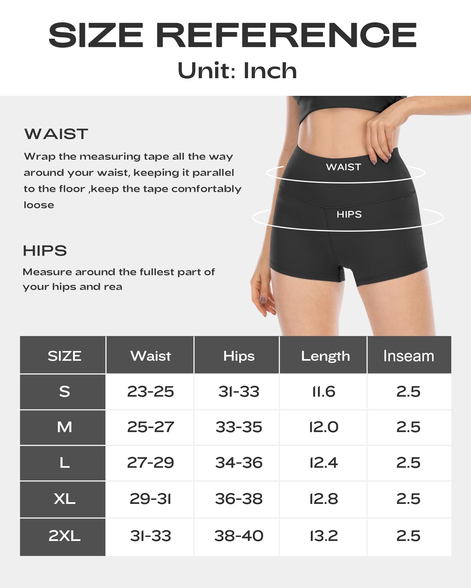 ATHVOTAR Spandex Biker Yoga Shorts Women, 3'' / 5'' / 10'' High Waisted Booty Workout Shorts(3" Black,S)