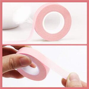 EBANKU 5 Rolls Eyelash Extension Tape, Eyelash Tape for Lash Extension Breathable Micropore Fabric Tape for Eyelash Extension Supplies (9m/10 Yards)