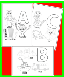 a-z coloring pages