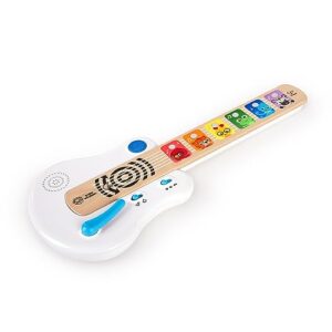 baby einstein strum along songs magic touch wooden musical light up toy guitar with whammy bar, age 6 months+