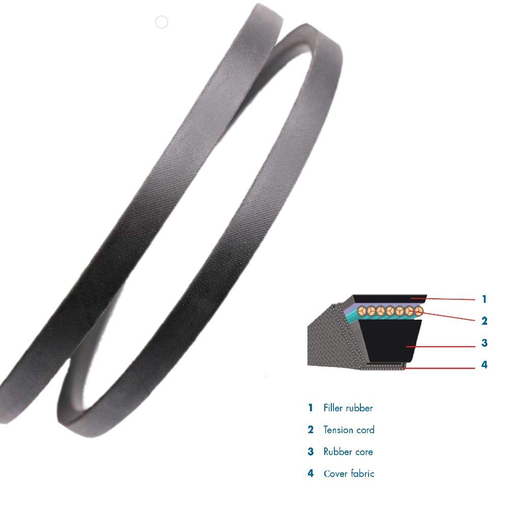 Lawn Mower Tractor Deck Belt 5/8" x 219 1/2" Replacement for Exmak 109-9023 Lazer Z and Lazer Z ASSerial No. 790,000 and Higher with 72" Deck,Toro Toro 74961 75968 Z Master