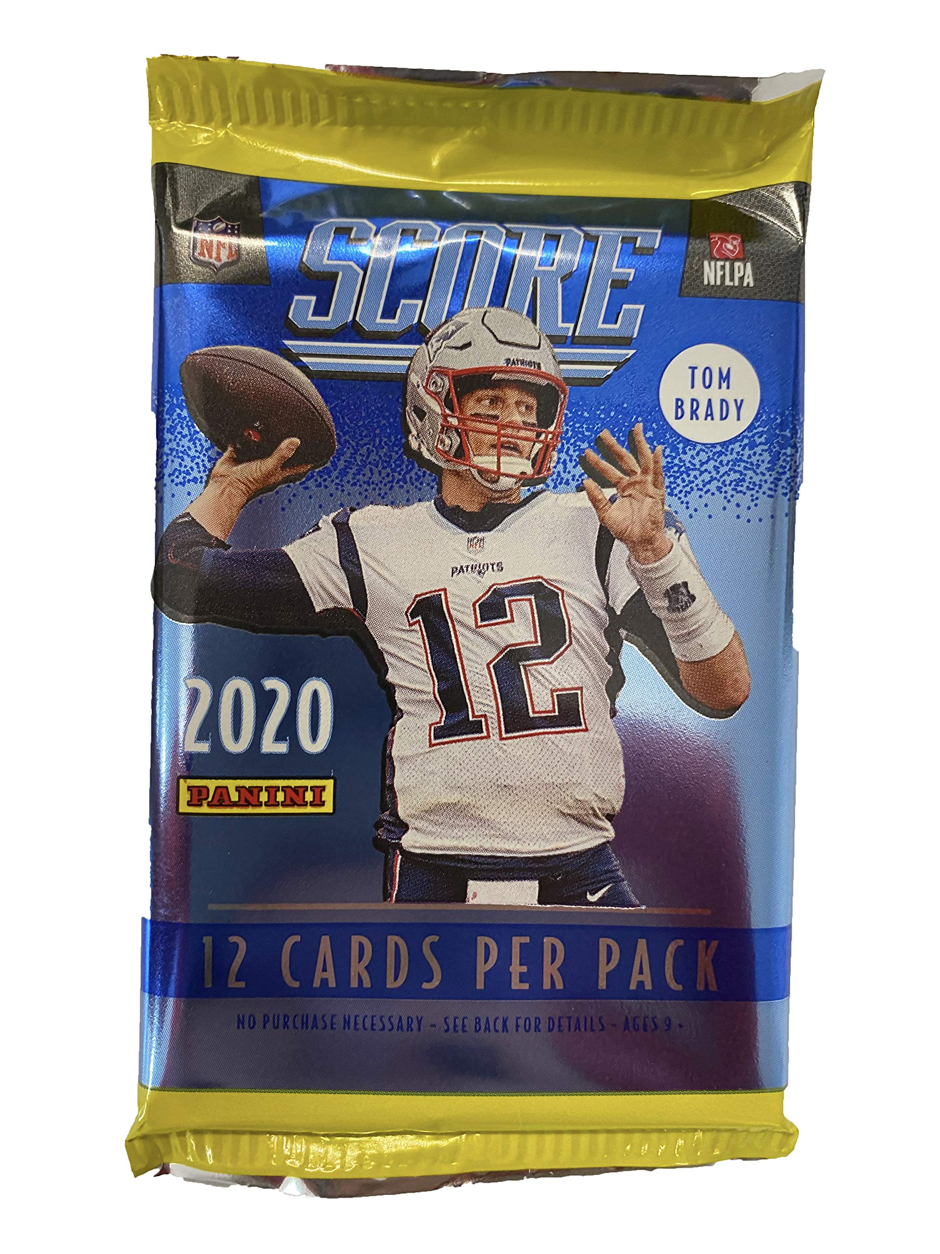 Panini 2020-2021 Score NFL Football Trading Cards Retail Factory Sealed 4 Pack