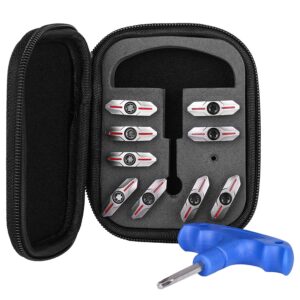 Gofotu 9PCS Golf Weights&Wrench Compatible with Ping G410 SFT Plus Driver 4,6,8,10,12,14,16,18,20g