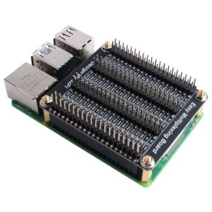 GeeekPi GPIO Extension Board for Raspberry Pi, Expansion Board GPIO 1 to 4 for Raspberry Pi 4B / 3B+ / 3B with Screws