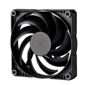 phanteks (ph-f120sk_bbk_pwm) sk120 pwm fan, 120mm fan, high airflow nine-blade design, rubber dampening washers - black