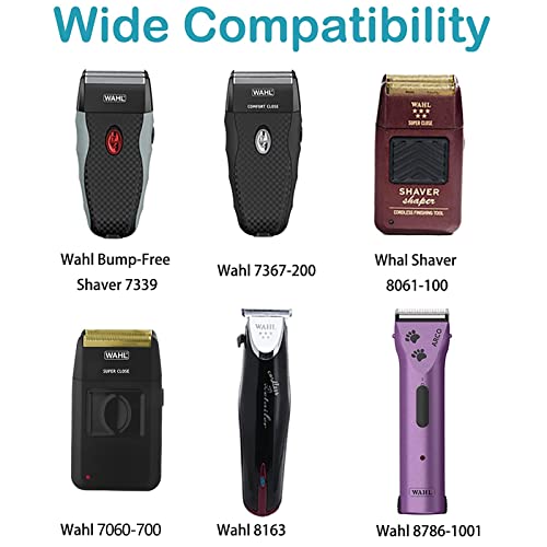 for Wahl Shaver Shaper Charger 2V Power Cord for Wahl Trimmer 8061, 8163, 8786-1001, 7367, 7357, 7029, 7060, 7035, 7339, 7356, 4000, 5-Star Series Replacement Whal Clipper Power Cord