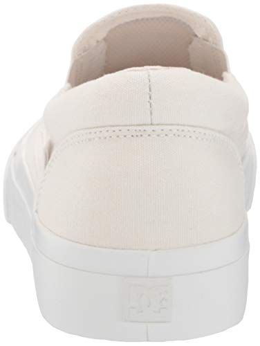 DC womens Trase Slip Skate Shoe, Tan, 6.5 US