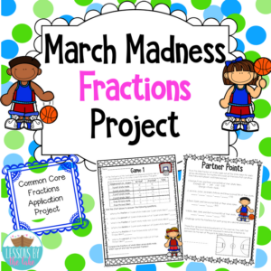 fraction word problems basketball activities